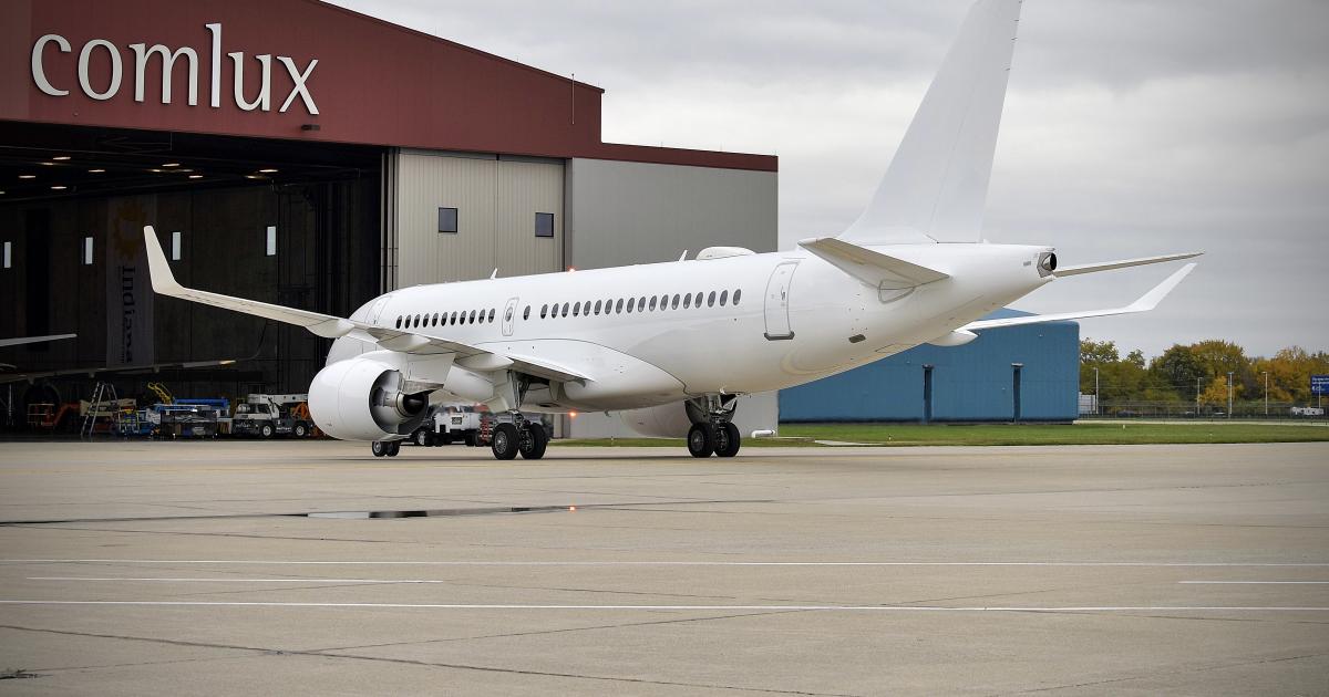 Comlux Indianapolis Takes Delivery of the Third ACJ TwoTwenty from Airbus | Aviation ...